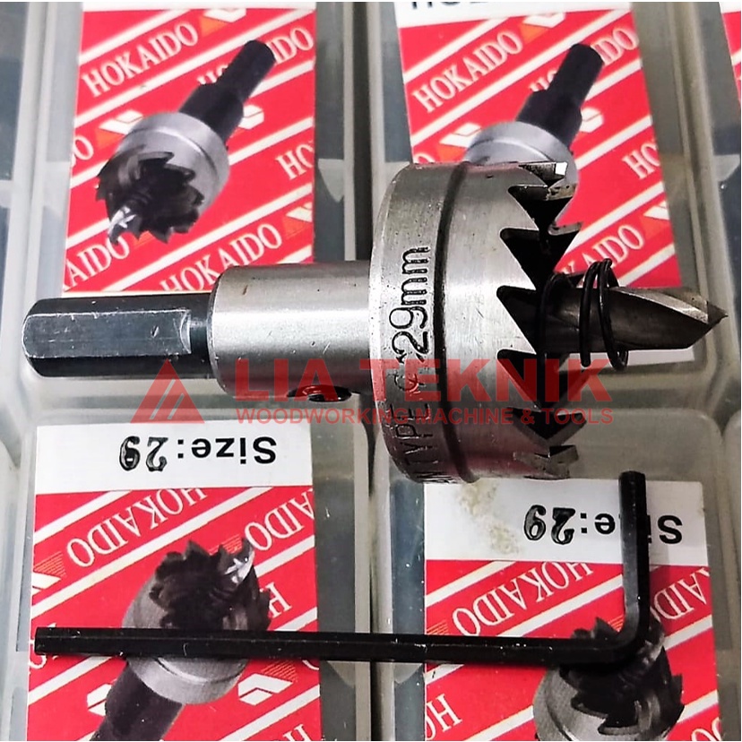 Jual Hole Saw / Mata Bor Besi Hokkaido 29 mm HSS (High Speed Steel ...