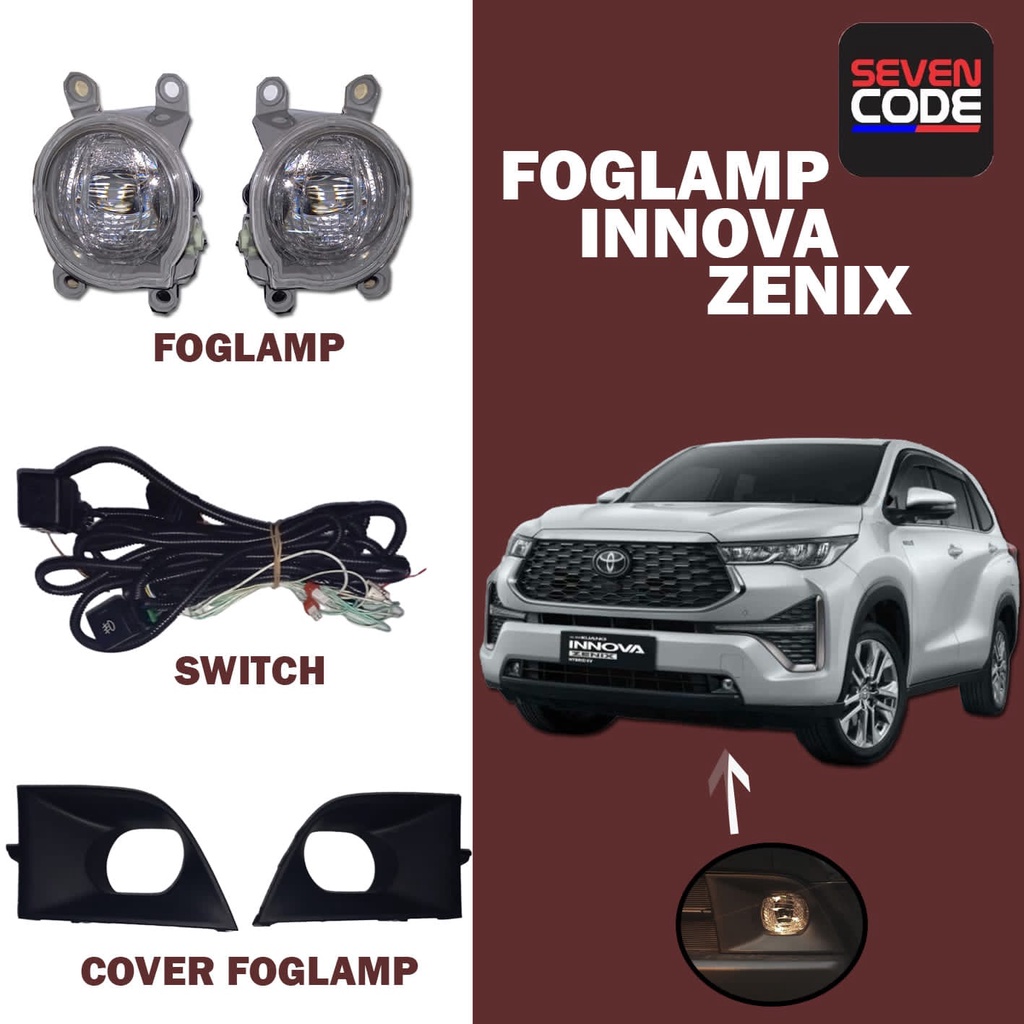 Jual FOGLAMP INNOVA ZENIX HYBRID LAMPU KABUT INNOVA ZENIX G V ORIGINAL ...