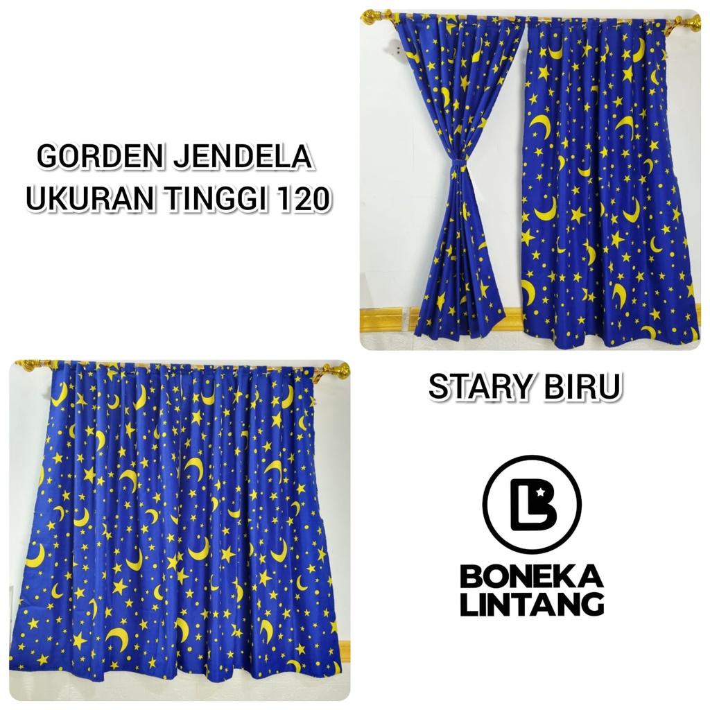 Jual GORDEN JENDELA PENDEK UKURAN 120 x 100 HORDENG KAMAR RUANG TAMU ...