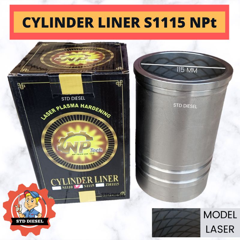 Jual CYLINDER LINER S1115 NP TECH MODEL LASER 23 24 HP PK ZS1115 MERK ...