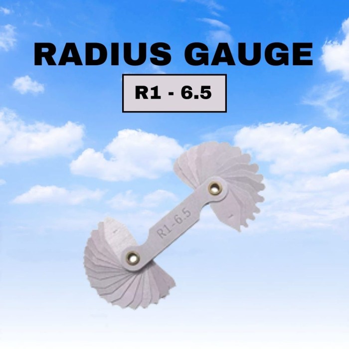 Jual DISKON Radius gauge mal radius R1 sampai R100 MURAH | Shopee Indonesia
