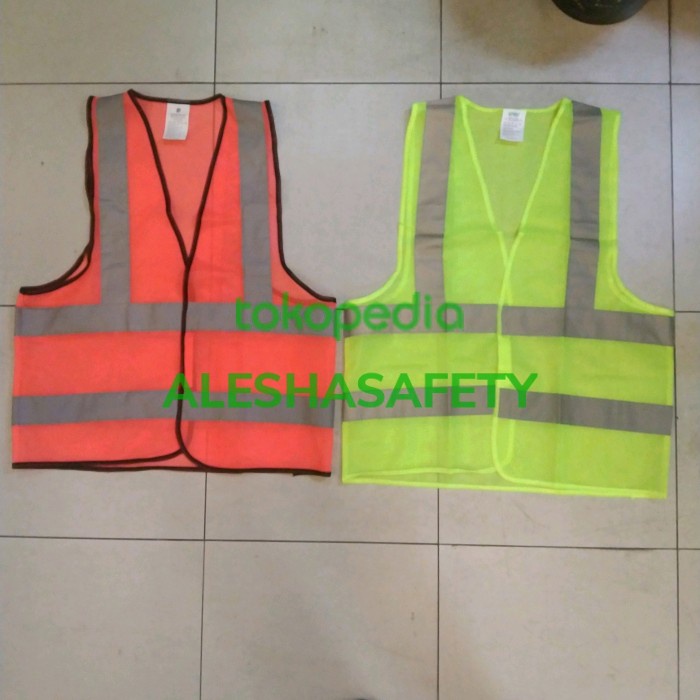 Jual Rompi Rompi Jaring Hijau Stabilo Dan Orange/Rompi Pekerja Proyek ...