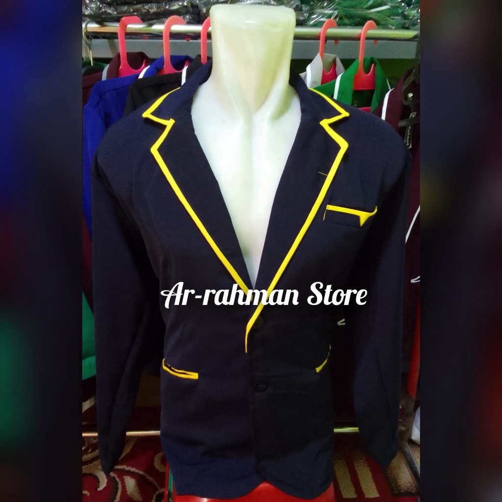 Jual Jas almamater II almamater lis kuning II almamater kampus II almamater sekolah II almamater ...