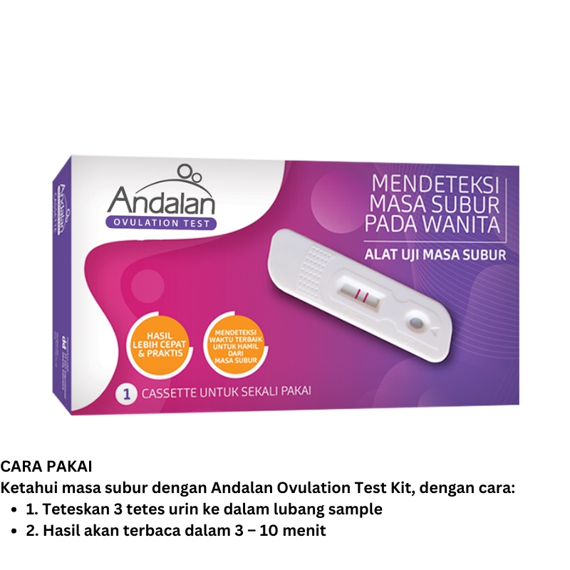 Jual Test Pack Andalan Alat Uji Kehamilan Pregnancy Kit / Ovulation ...