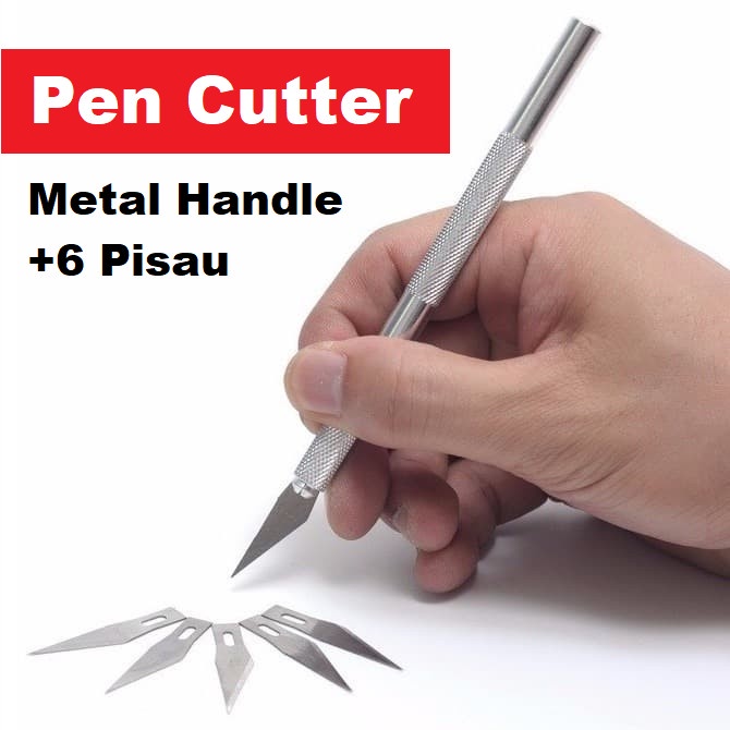 Jual Pisau Pena Pen Cutter PCB IC Ukir Kayu Crafting Engraving Cutting ...