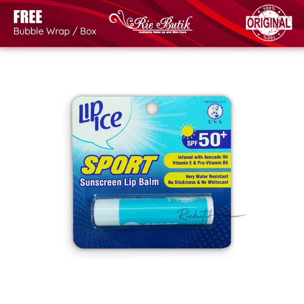 Jual Lip Ice Sport Sunscreen Lip Balm SPF50+ | Shopee Indonesia