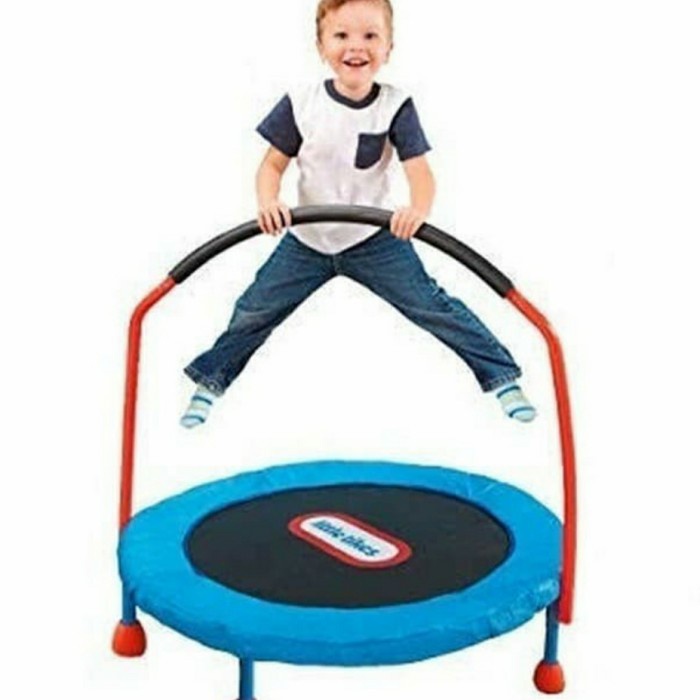 Jual Tram Trampoline Little Tikes Easy Store Trampoline 3Foot Trampolin ...