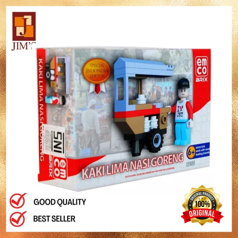 Jual LEGO/Emco Brix Indonesia Serie Kaki Lima Nasi Goreng Edisi ...