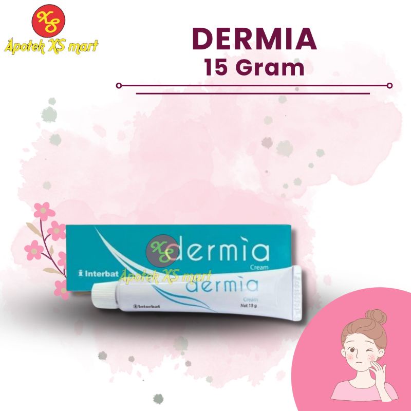 Jual DERMIA CREAM @15 GR - MENGATASI KULIT GATAL, KERING DAN MERADANG ...