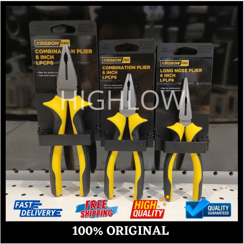 Jual Krisbow Tang Kombinasi 6 dan 8 inch Profesional tang serbaguna ...