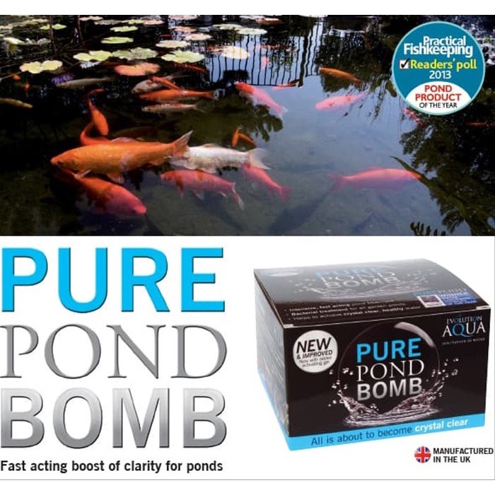 Jual Pure Pond Bomb Bakteri Starter kolam ikan koi | Shopee Indonesia
