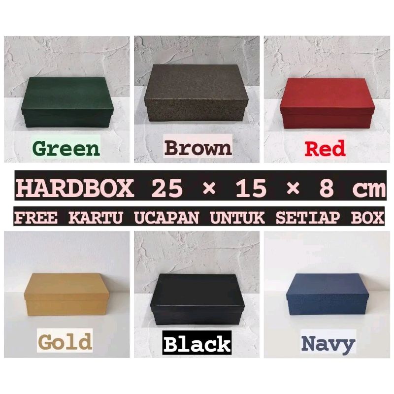 Jual HARDBOX 25x15x8 / GIFT BOX / BOX HAMPERS / BOX SOUVENIR / KOTAK KADO / KOTAK HADIAH ...