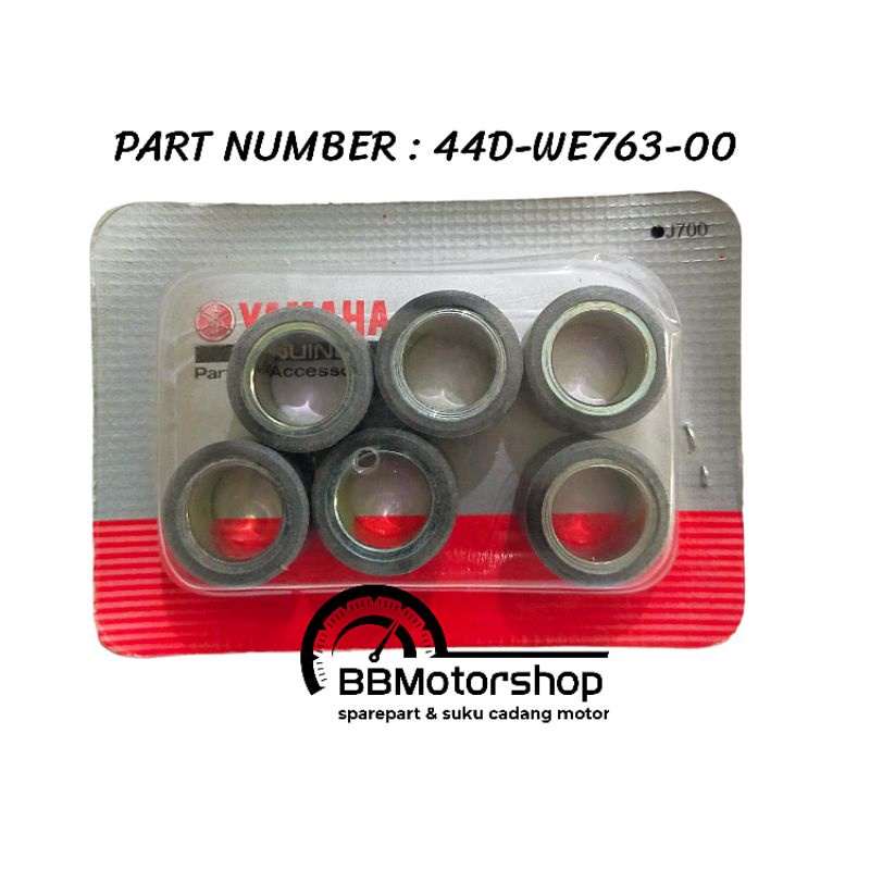 Jual ROLLER ROLER WEIGHT SET XEON XEON RC XEON GT 125 AEROX 125 ASLI ...