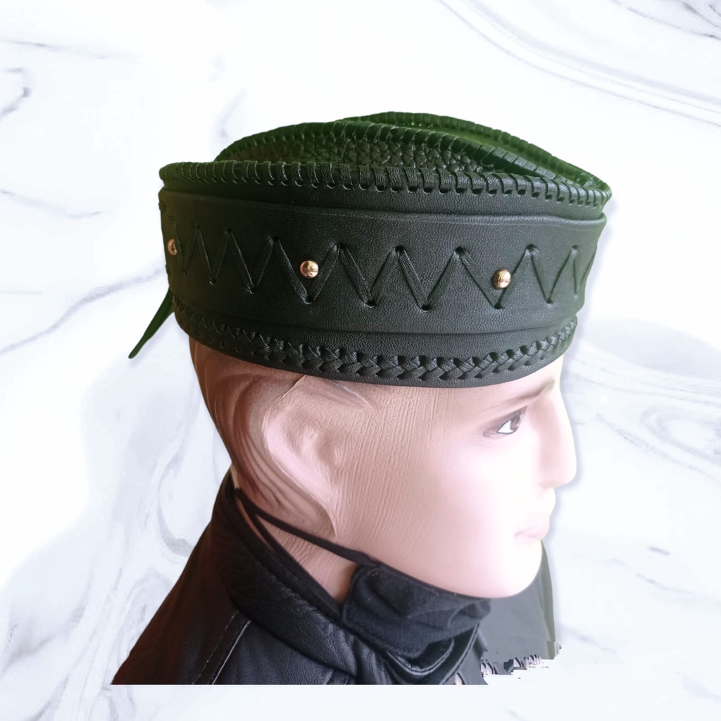 Jual Peci kopiah kulit asli pashion muslim perlengkapan ibadah ...