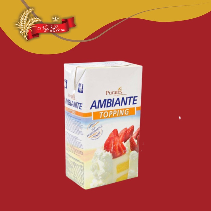 Jual PURATOS Ambiante Topping / Whipping Cream 1lt | Shopee Indonesia