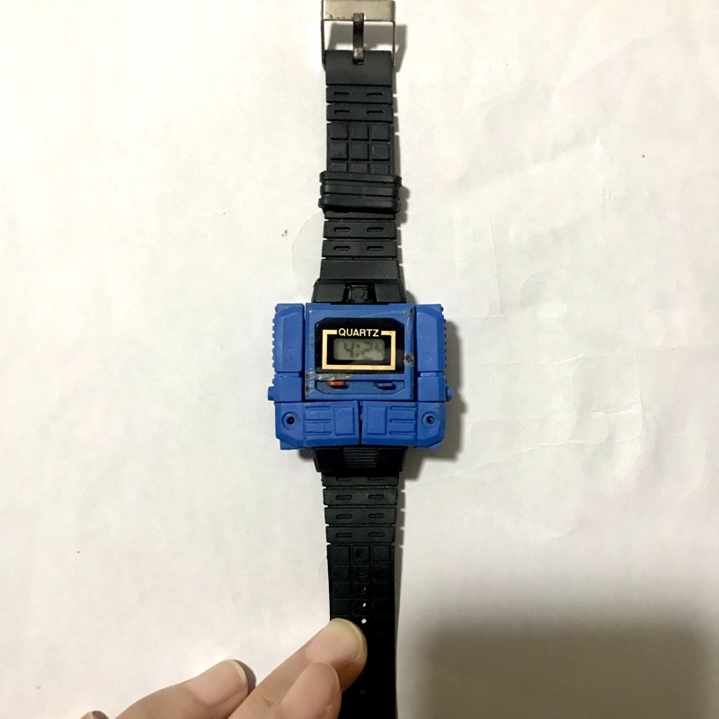 Jual Jam Robot Biru vintage 80an. merk quartz | Shopee Indonesia