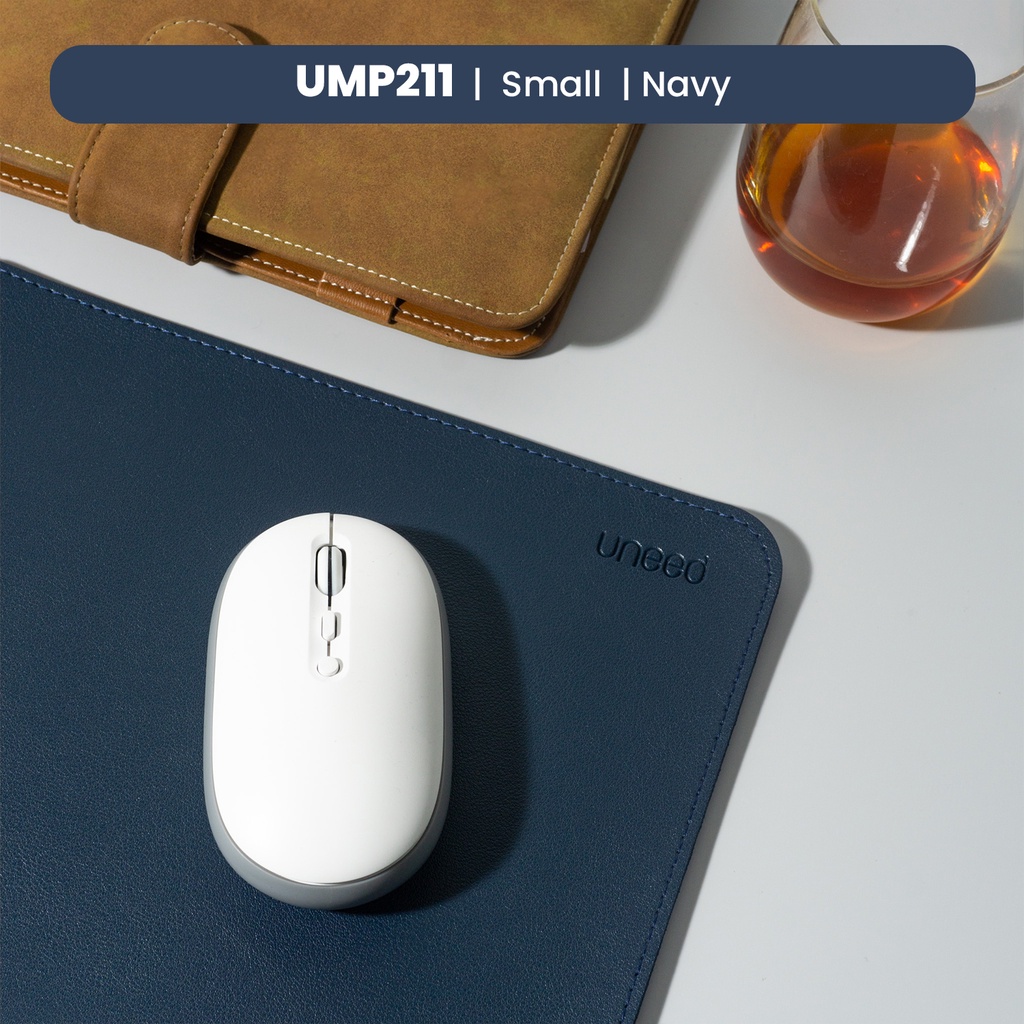 Jual UNEED Premium Mousepad PU Leather Desk Pad Waterproof | Shopee ...