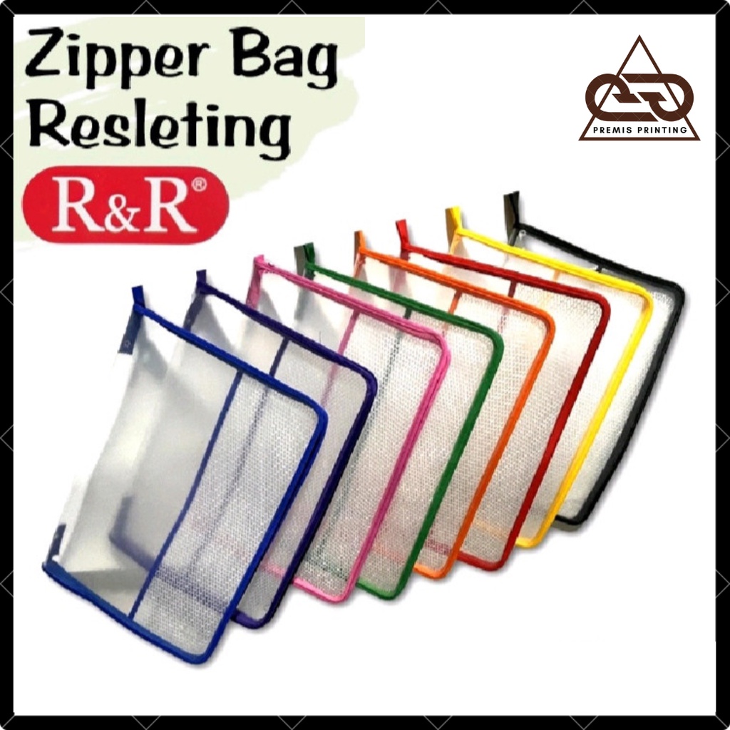 Jual Map Resleting Jala Folio F4 / Zipper Bag R&R / Map Model ...