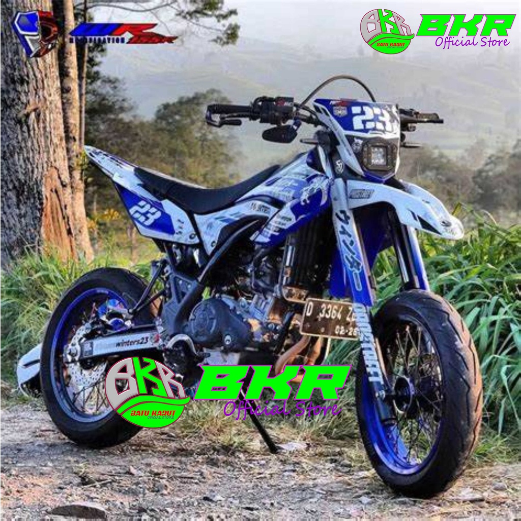 Jual STIKER / DECAL WR 155 FULL BODY TERBARU KEREN,HUDGRAHIX,SUPERMOTO ...