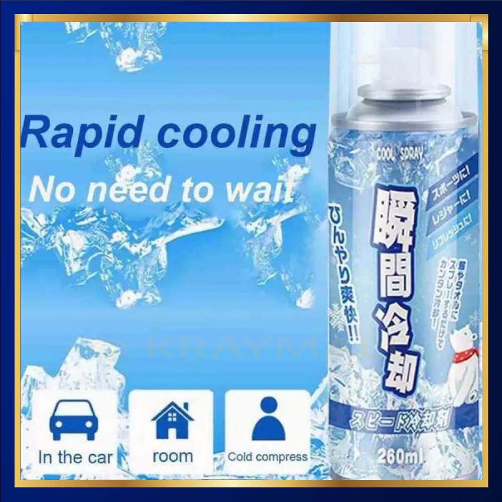 Jual Cray Spray Pendingin Mobil Rapid Cooling Agent 260 ml - CY-260 ...