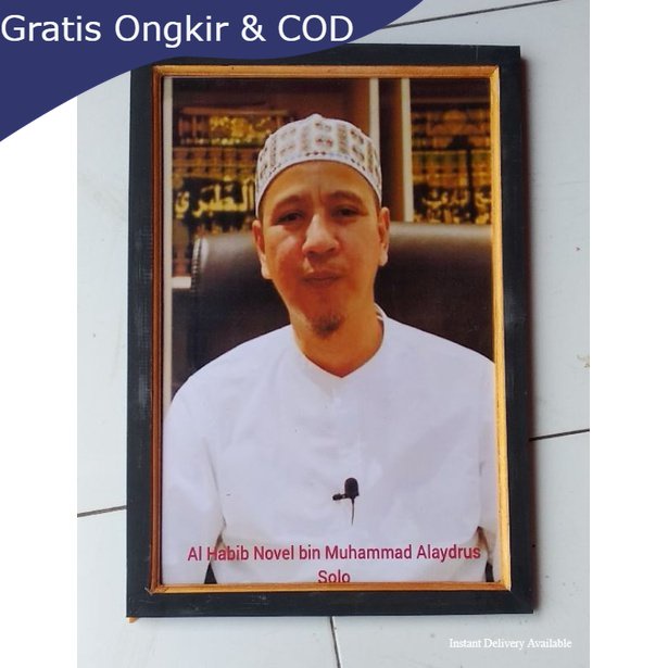 Jual hiasan dinding poster habib novel bin Muhammad Alaydrus plus ...