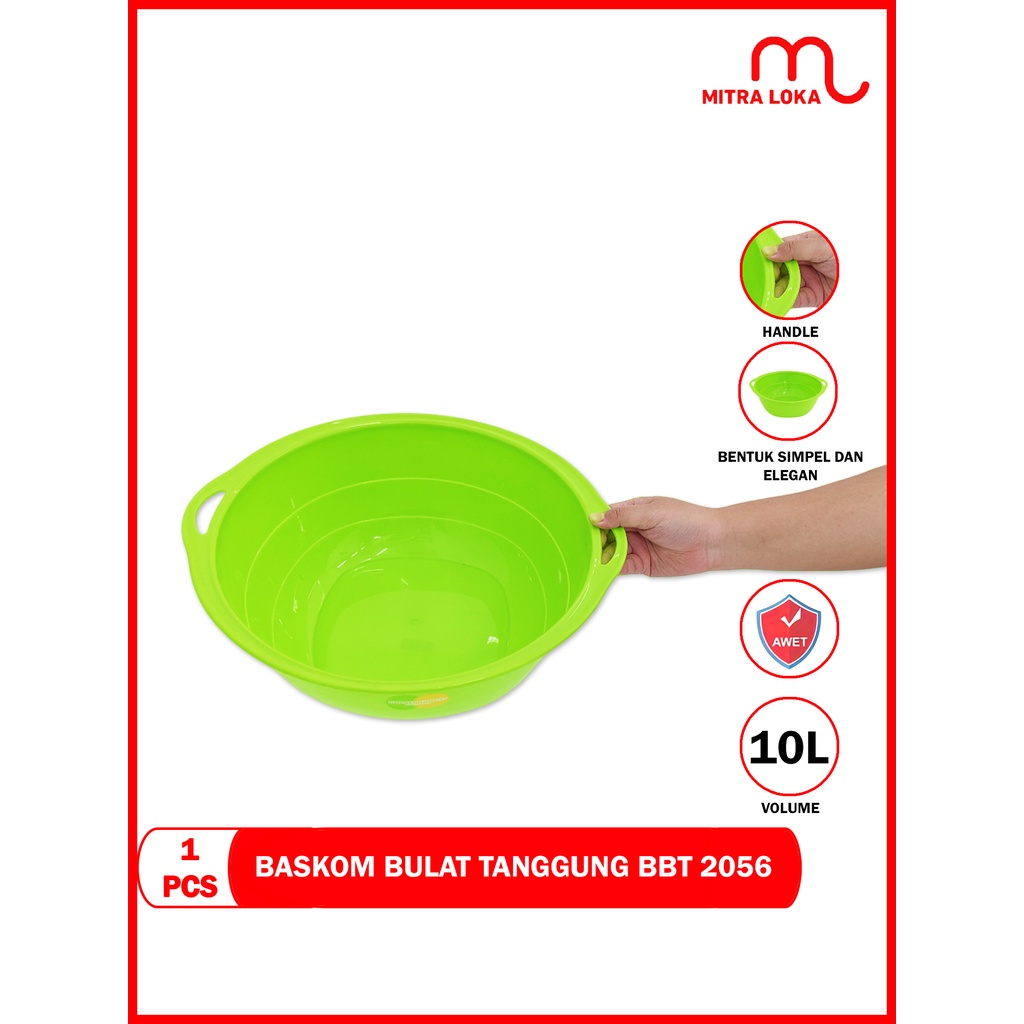 Jual Mitra Loka Waskom Plastik Besar BBT 2056 Golden Sunkist Baskom ...