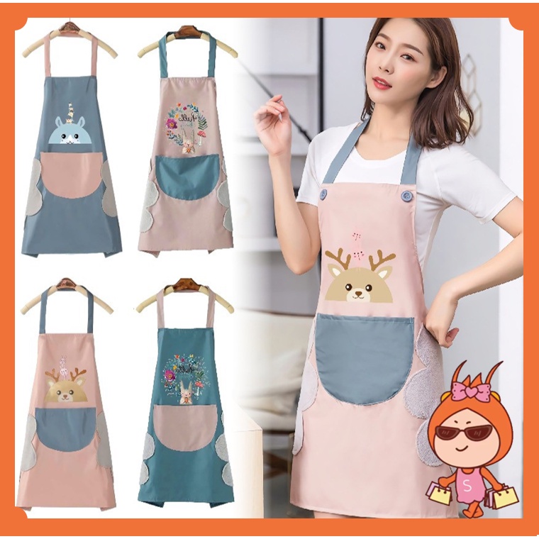 Jual Reseller Welcome - H5296 Celemek Apron Masak Karakter Waterproof ...