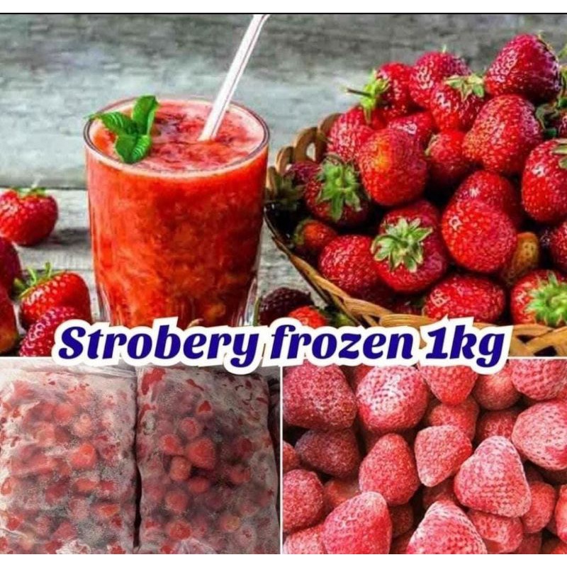 Jual Strawberry Frozen 1kg | Shopee Indonesia