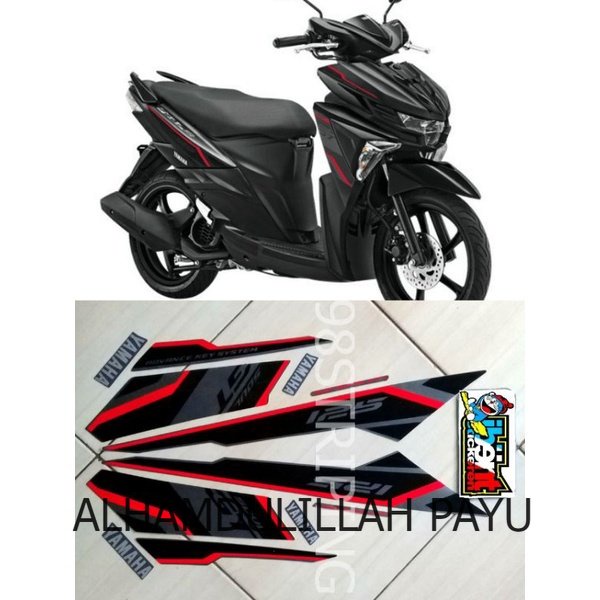 Jual STIKER STRIPING MIO SOUL GT HITAM 2018 LIS STANDAR ORI YAMAHA ...