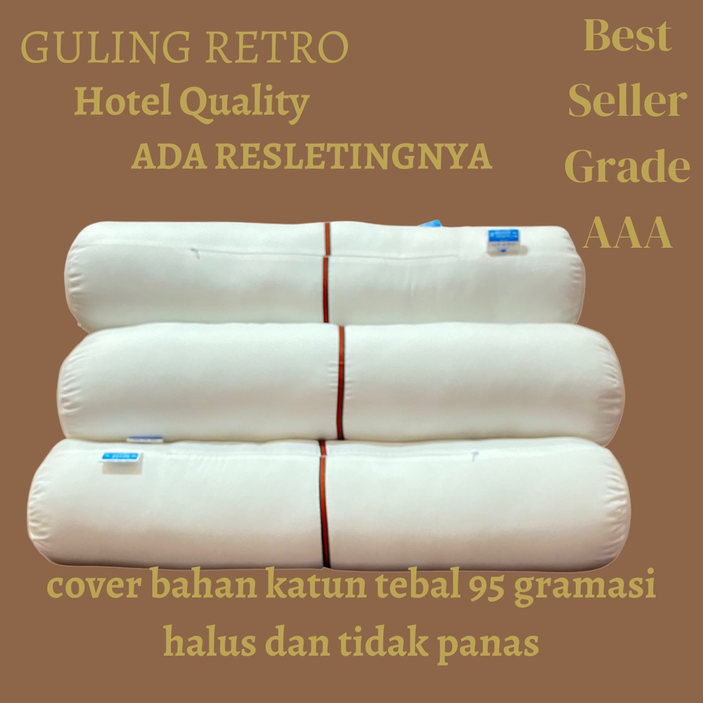 Jual Guling Hotel Ada Resletingnya Bisa di Cuci Kain Cover Luar katun ...