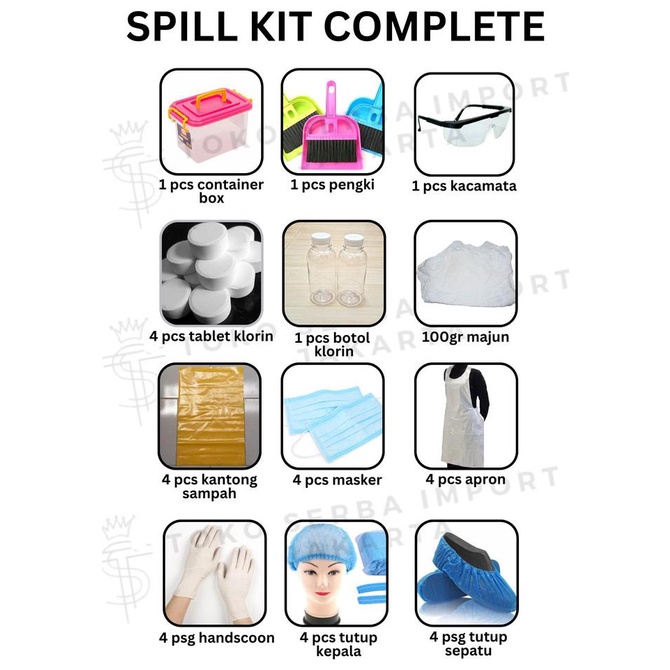 Jual Promo SPILL KIT / APD RUMAH SAKIT - SET COMPLETE | Shopee Indonesia