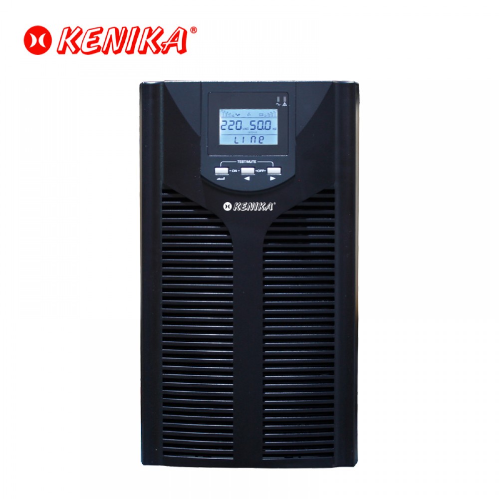 Jual UPS Kenika HE 3000 3 KVA 2700 W True Online Sinewave UPS | Shopee ...