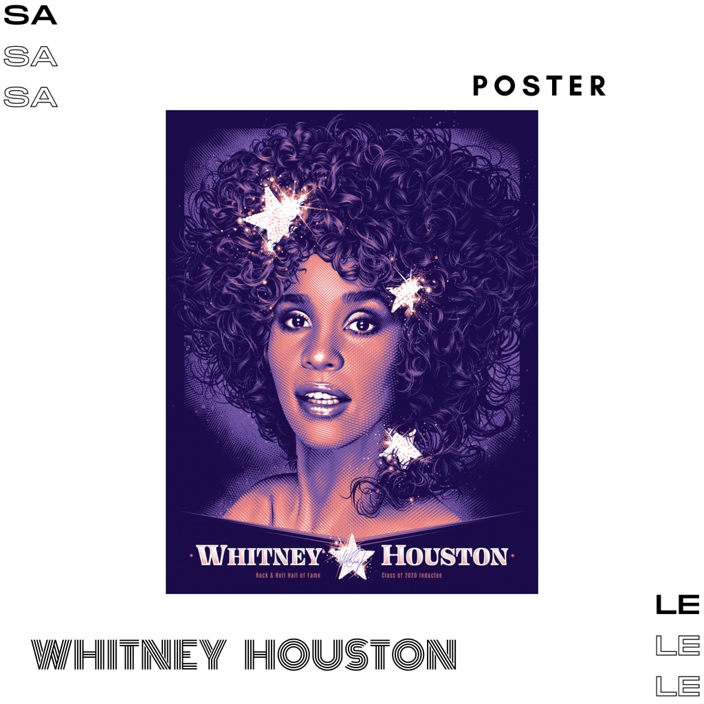 Jual POSTER DINDING WHITNEY HOUSTON - Ukuran A3/A4 (Bisa Custom Gambar ...