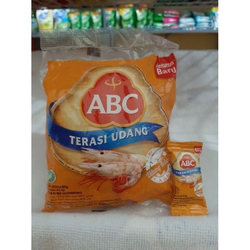Jual TERASI UDANG ABC 84g (4.2g X 20 SACHET) | Shopee Indonesia