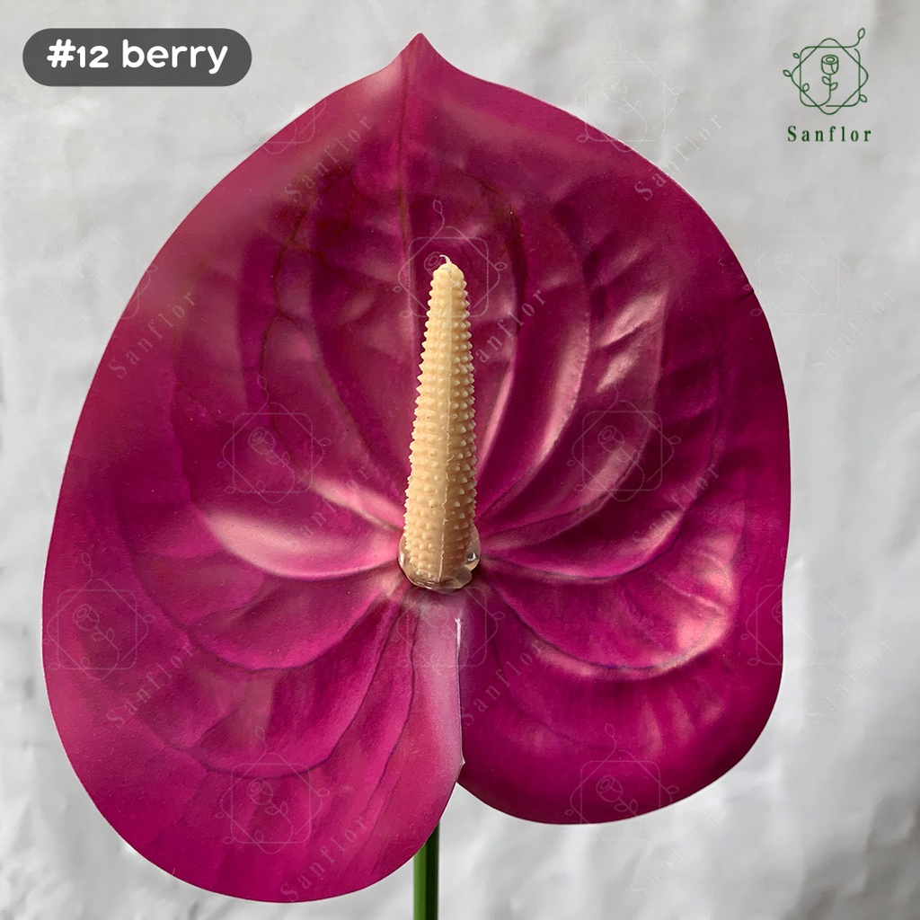 Jual Bunga Anthurium Artificial / Kuping gajah Buatan palsu Hiasan ...