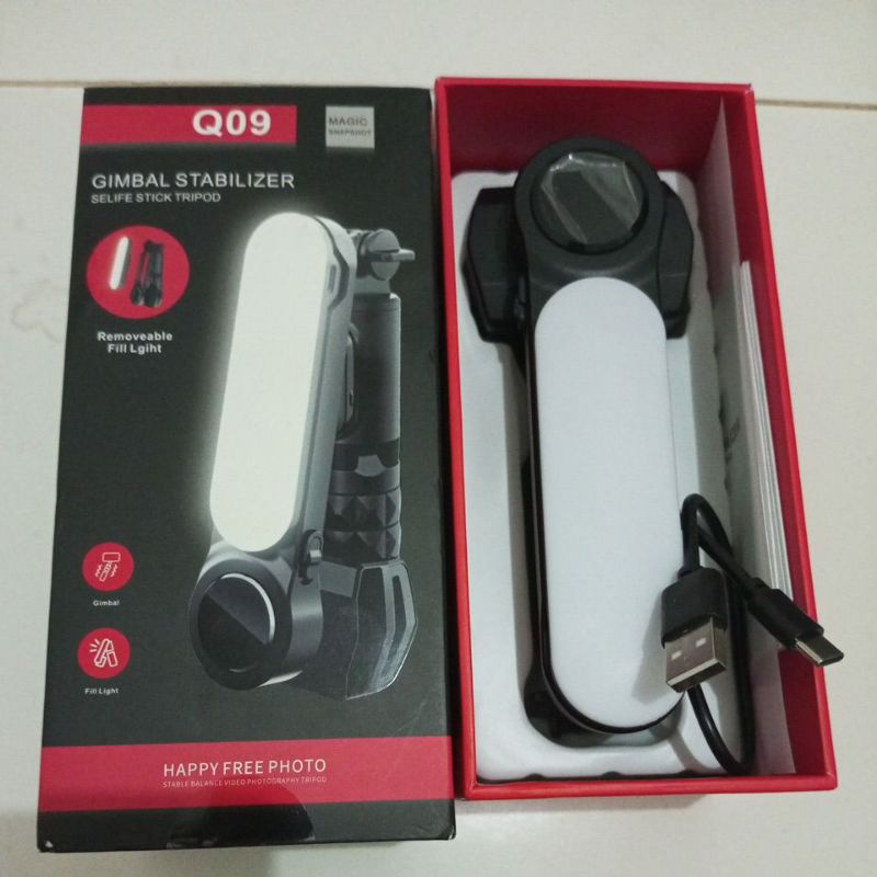 Jual GIMBAL STABILIZER Q09 lampu Led mati | Shopee Indonesia