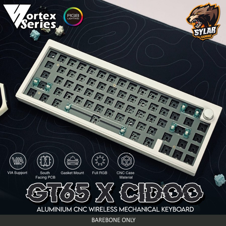 Jual VortexSeries GT-65 X Cidoo Aluminium CNC Wireless Mechanical ...