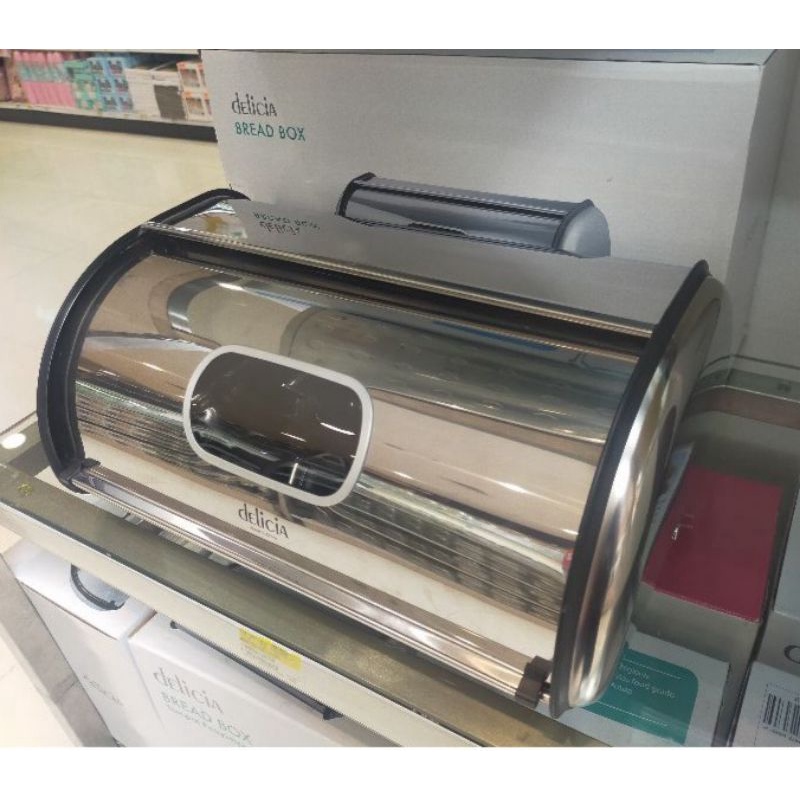 Jual krishome Delicia Tempat Roti 43x27 Cm - Silver/Tempat Roti ...