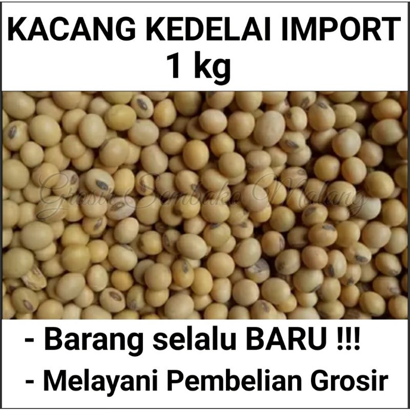 Jual KACANG KEDELAI 1kg IMPORT AMERIKA ASLI [ Barang Selalu Baru ...