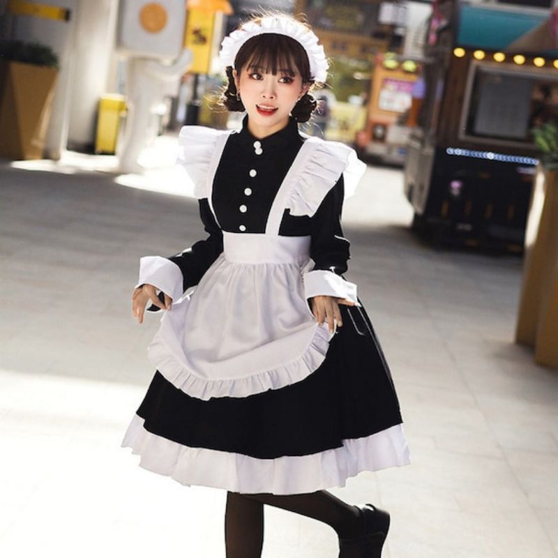 Jual cosplay anime pembantu maid pendek | Shopee Indonesia