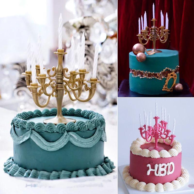 Jual TOPPER KUE CANDLE HOLDER HAPPY BIRTHDAY / CAKE TOPPER / HAPPY ...