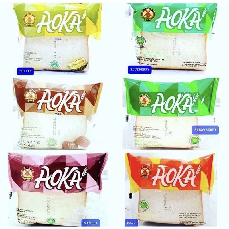 Jual ROTI PANGGANG AOKA ALL VARIAN/ROTI PANGGANG LEMBUT/AOKA MURAH ...