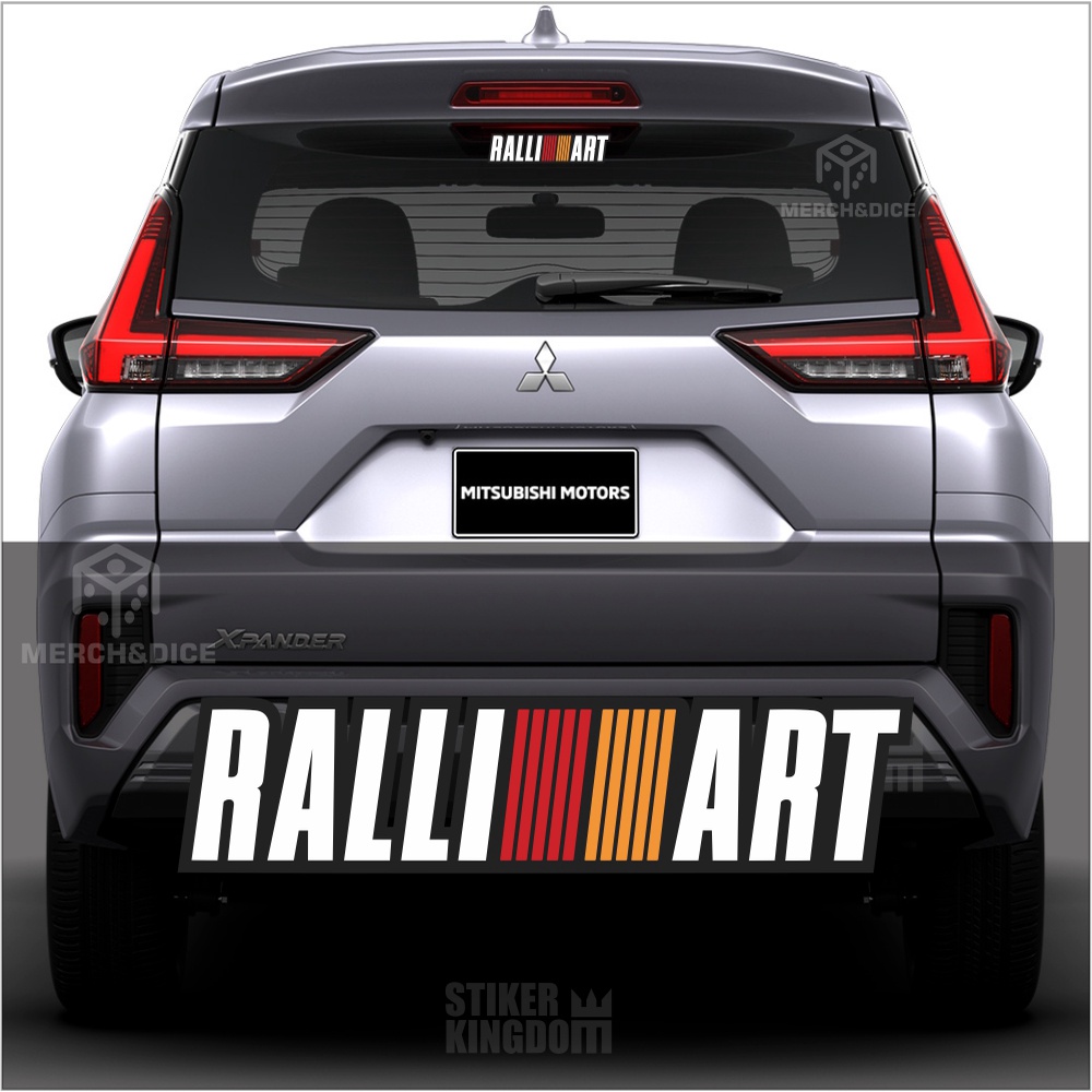 Jual Stiker Decal Mobil Cutting Sticker Mitsubishi Ralliart | Shopee ...