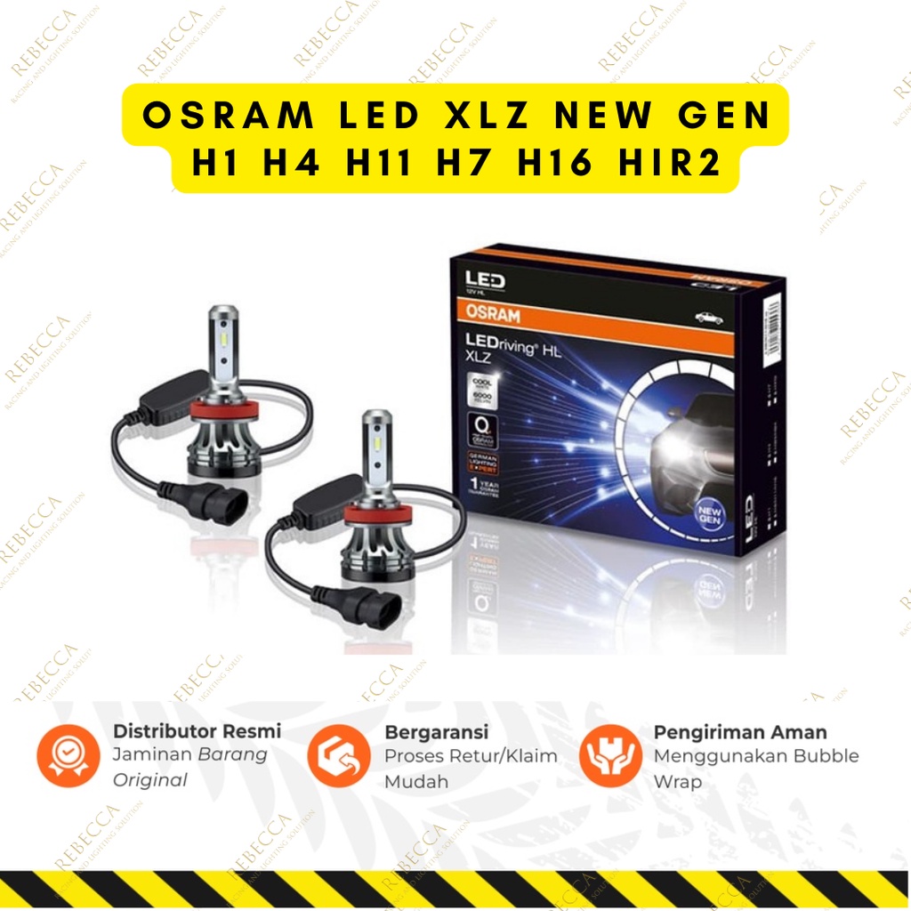 Jual Osram Lampu Led Mobil H4 H11 Hb3/Hb4 H7 Hir2 Ledriving Xlz New Gen ...