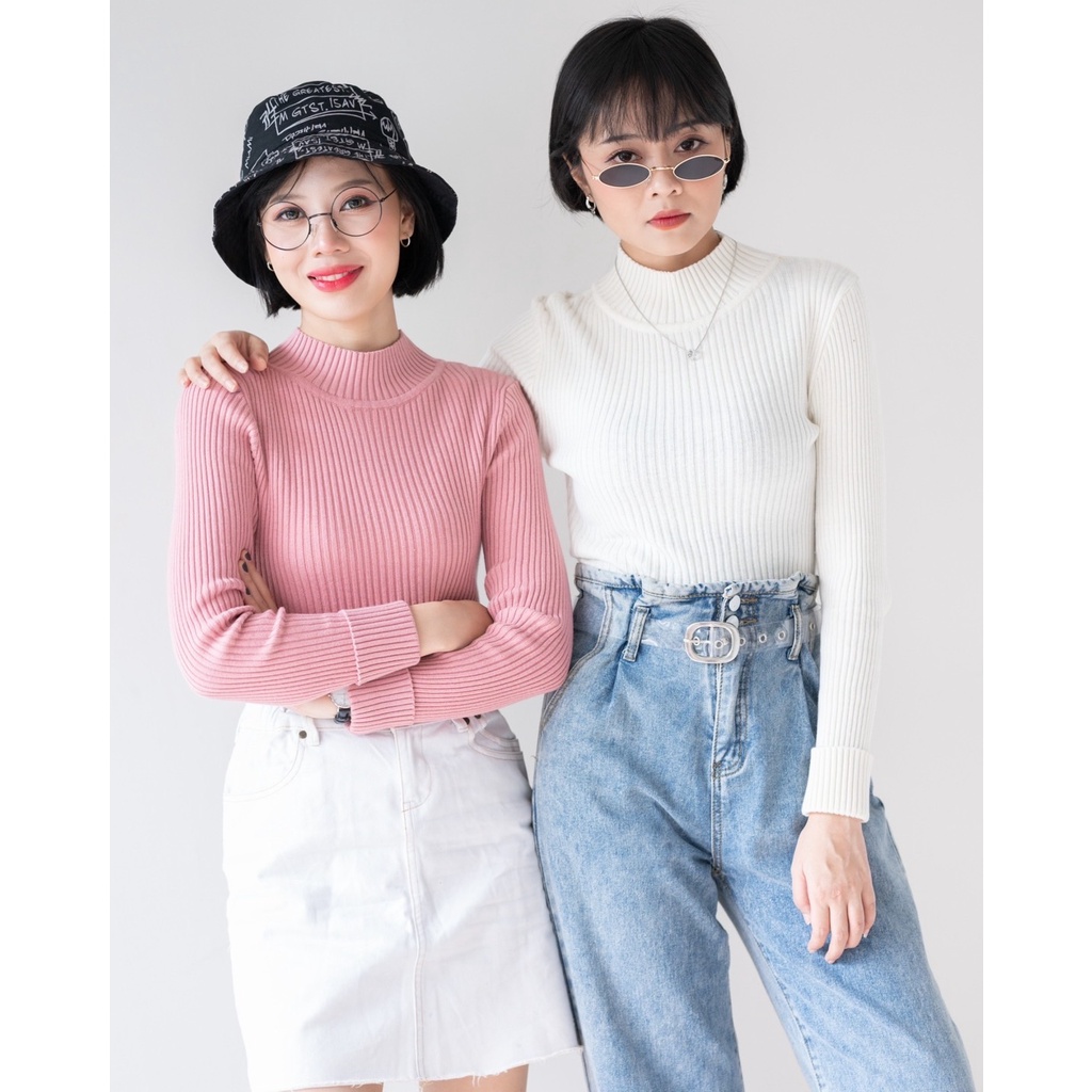 Jual Myrubylicious BASIC KNITTED TURTLENECK LONGSLEEVE | Shopee Indonesia