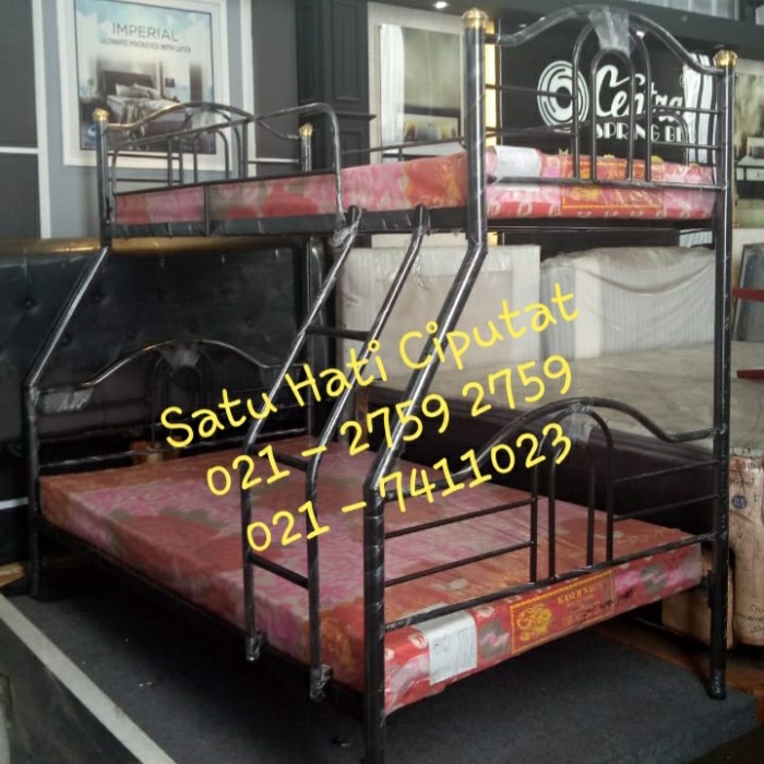 Jual Rangka Ranjang Besi Tingkat 90/120 - Tanpa Kasur | Shopee Indonesia