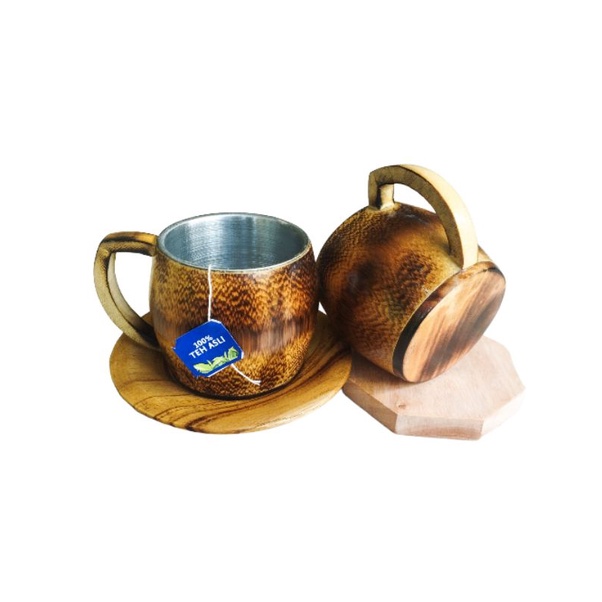 Jual Gelas bamboo gelas stainless gelas kopi gelas rosh moog | Shopee ...