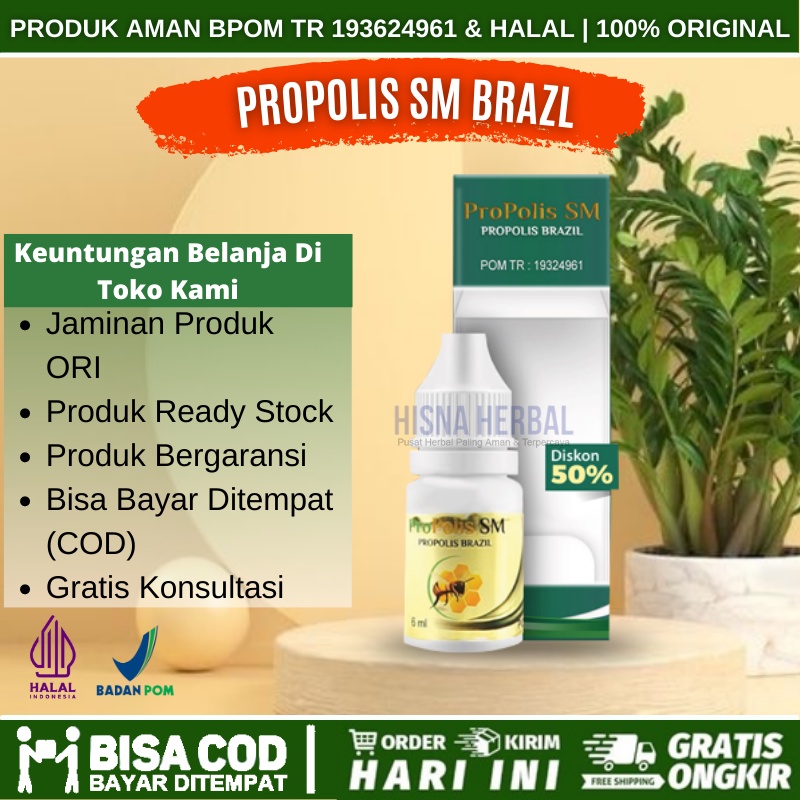 Jual OBAT TETES PROPOLIS SM PROROPOLIS BRAZIL BRAZLIAN 100% ORIGINAL ...