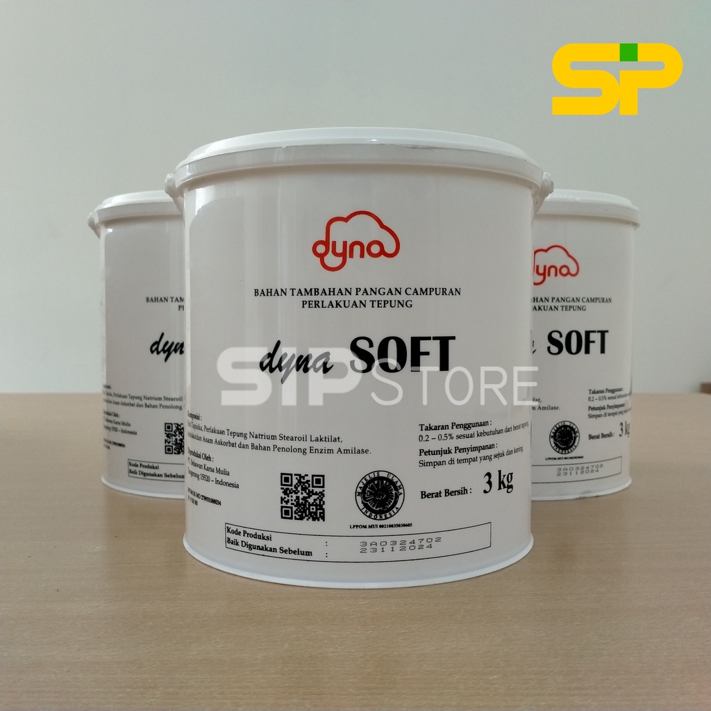 Jual DYNA Soft Bread Improver 3kg / Pelembut Kue / Pelembut Roti ...