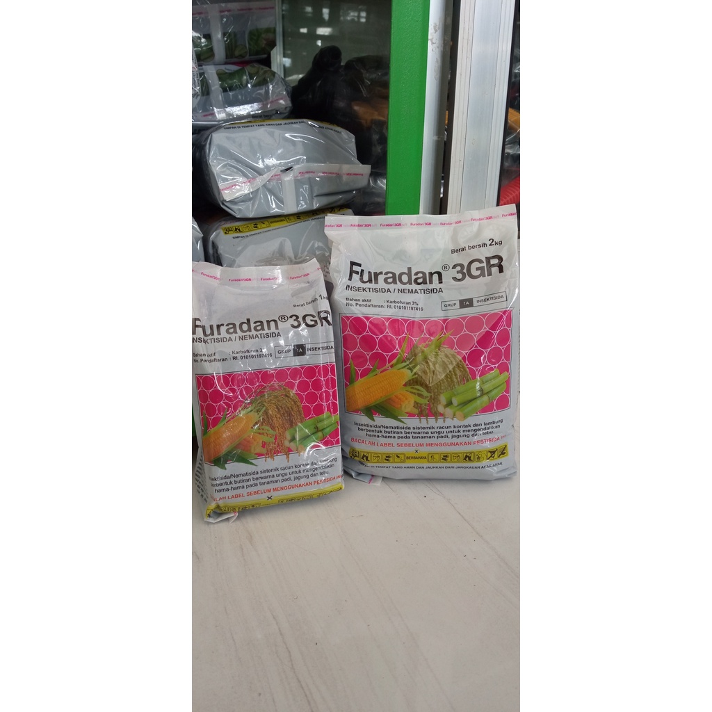 Jual INSEKTISIDA NEMATISIDA -FURADAN 3GR 1KG - 2KG FMC pembasmi hama ...